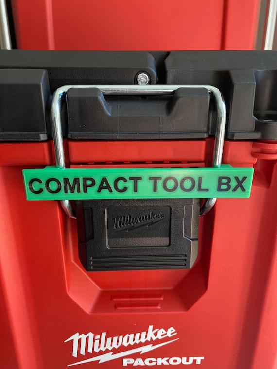 Milwaukee Packout Label Compact Tool Box - Etsy