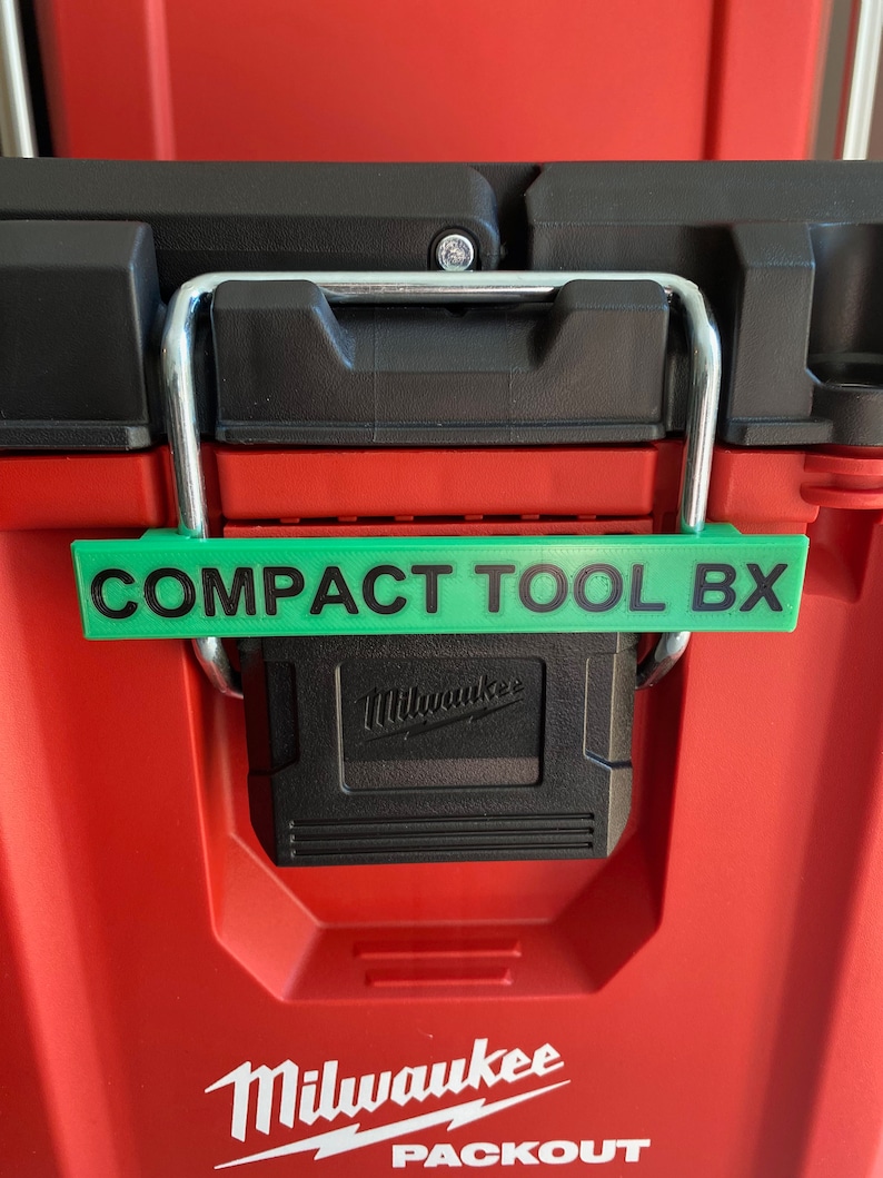 Milwaukee Packout Label Compact Tool Box - Etsy Canada