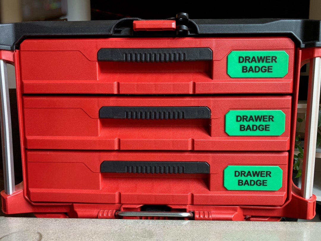 Milwaukee Packout Label Drawer Badge - Etsy Canada