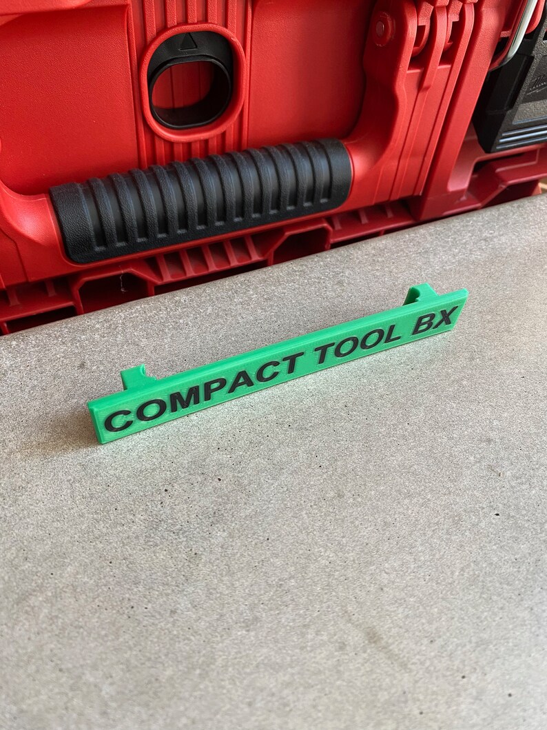 Milwaukee Packout Label Compact Tool Box - Etsy Finland