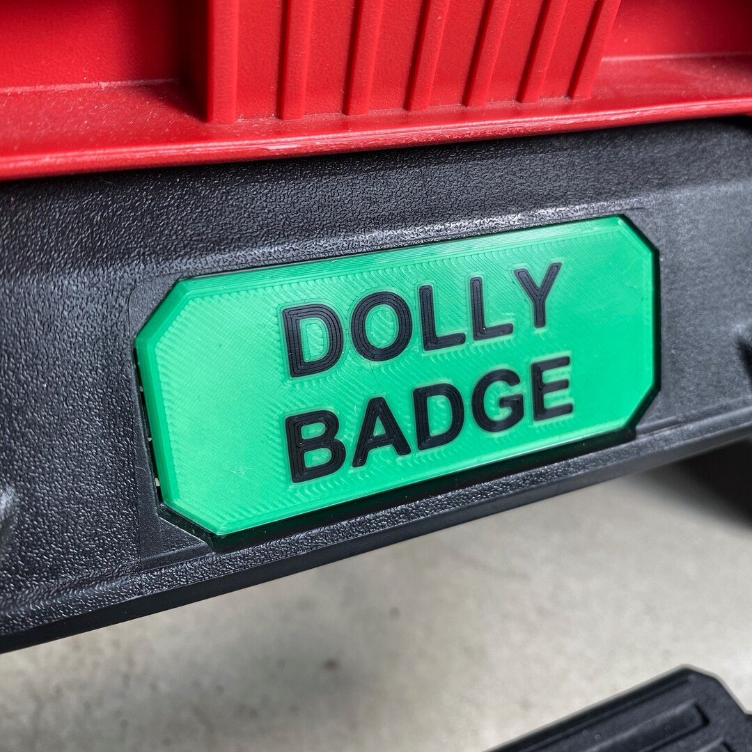 Milwaukee Packout Label - Dolly Badge - Etsy UK