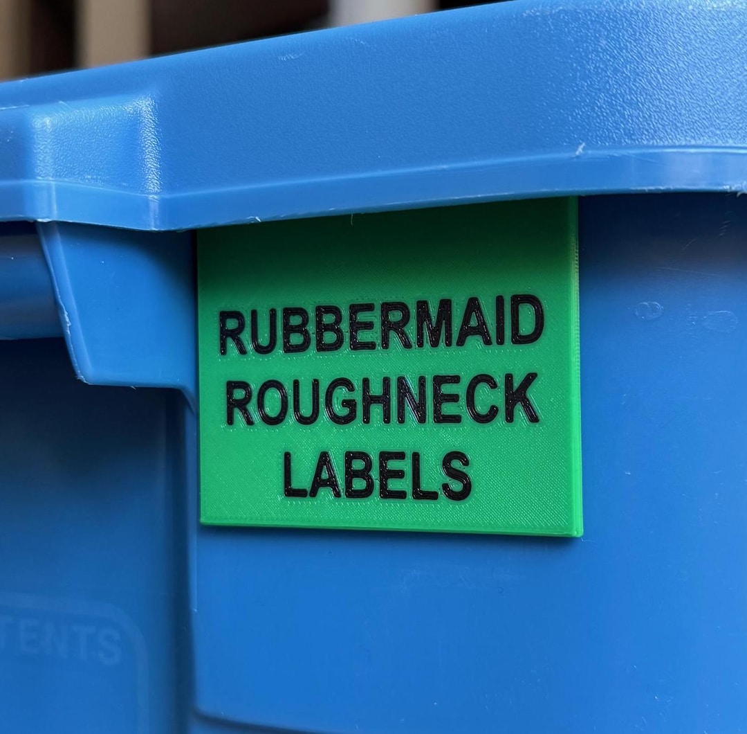 Rubbermaid Roughneck Label for 10, 14, and 18 Gallon Totes - Etsy