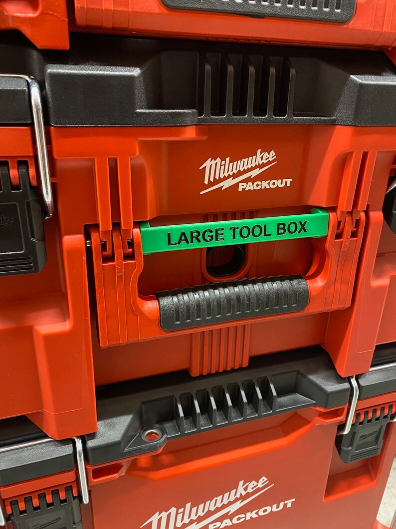 Milwaukee Packout Label Large Tool Box - Etsy