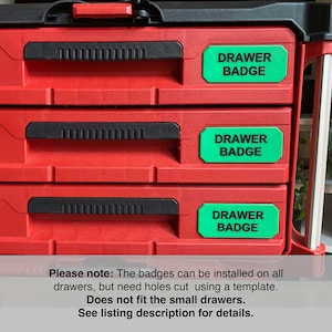 Milwaukee Packout Label - Drawer Badge - Etsy Canada