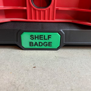 Milwaukee Packout Label - Shelf Badge - Etsy