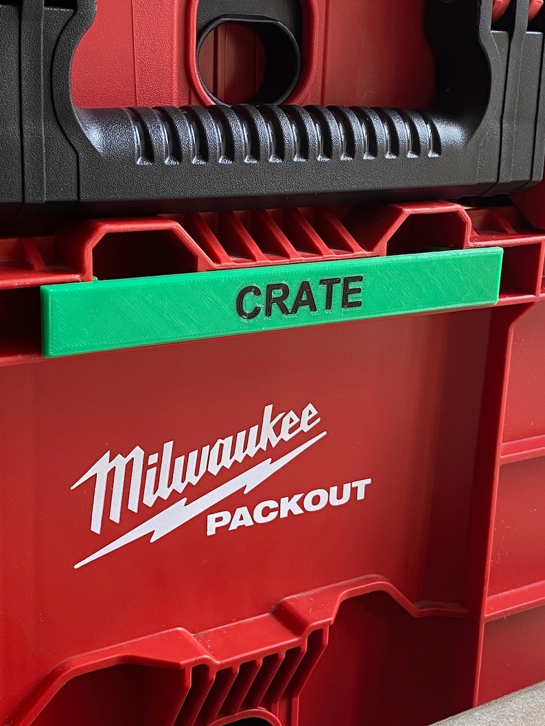 Milwaukee Packout Label Crate - Etsy