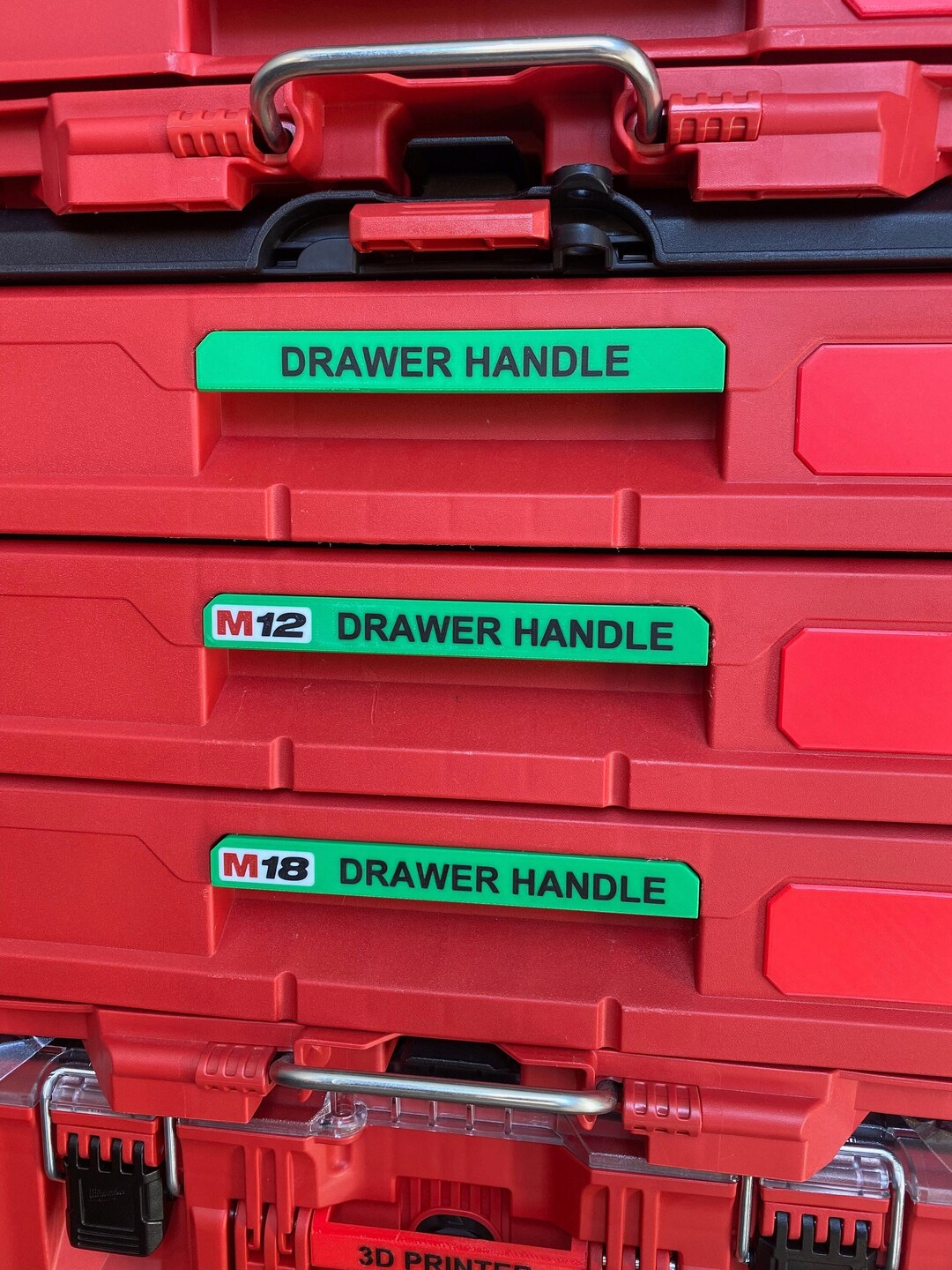 Milwaukee Packout Label - Drawer Custom Handle - Etsy