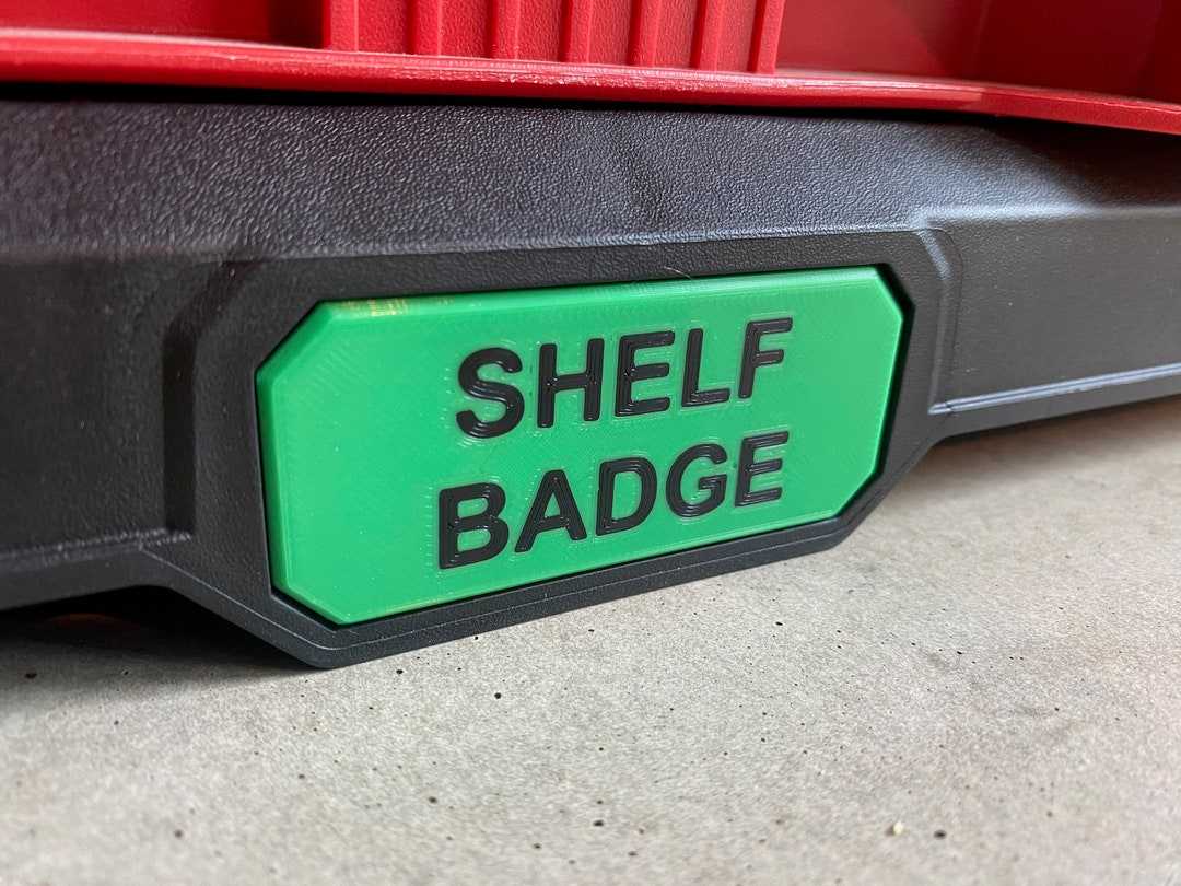 Milwaukee Packout Label - Shelf Badge - Etsy