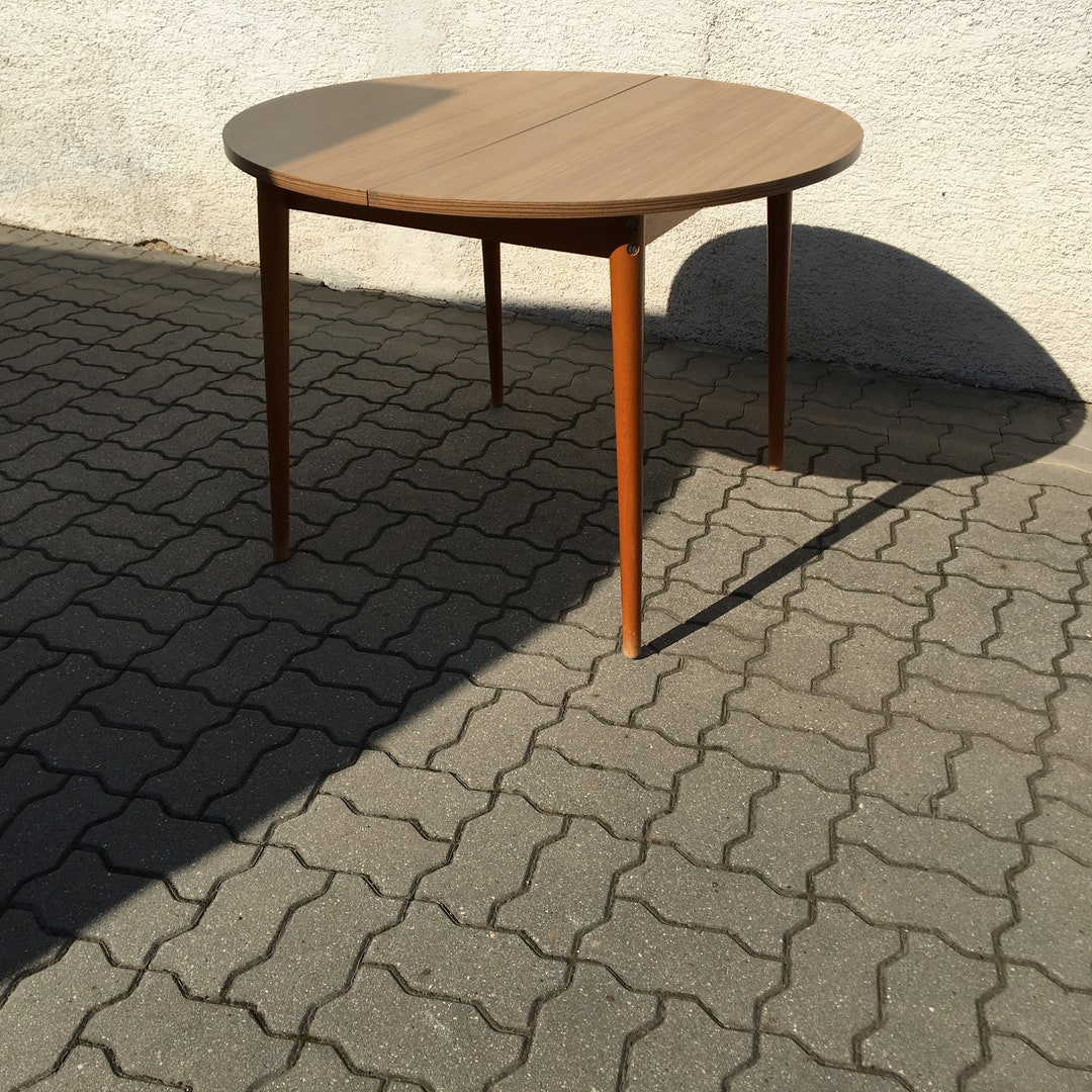 Vintage MIER Topolcany Formica Extendable Dining Table Mid Century 70s ...