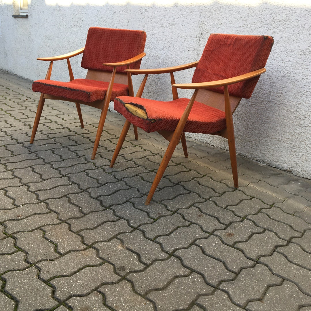 1pc RARE Vintage TON Frantisek Jirak Armchair Vintage 50s - Etsy