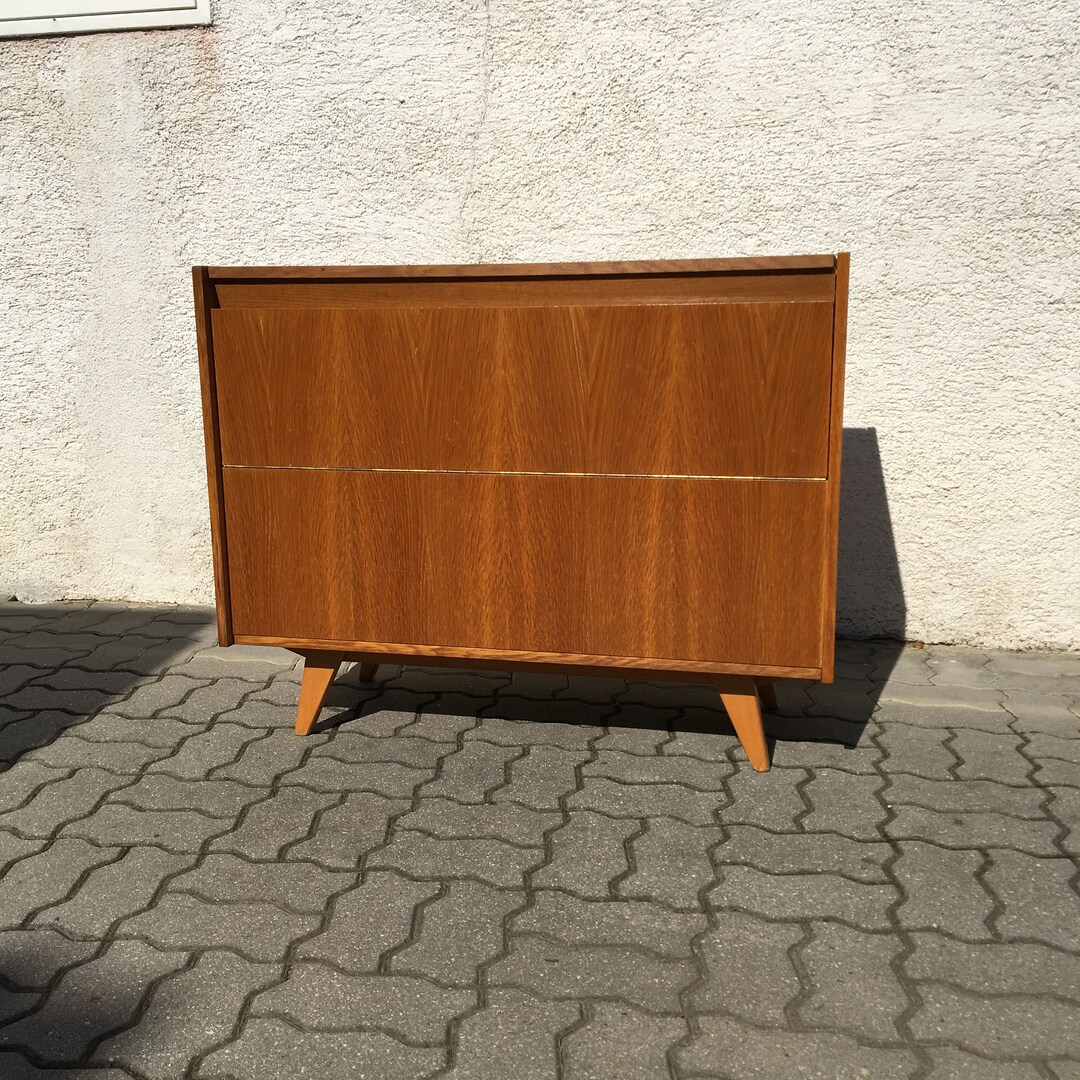 Vintage JIRI JIROUTEK Dresser Drawer Bedding Box Storage Interior Praha ...