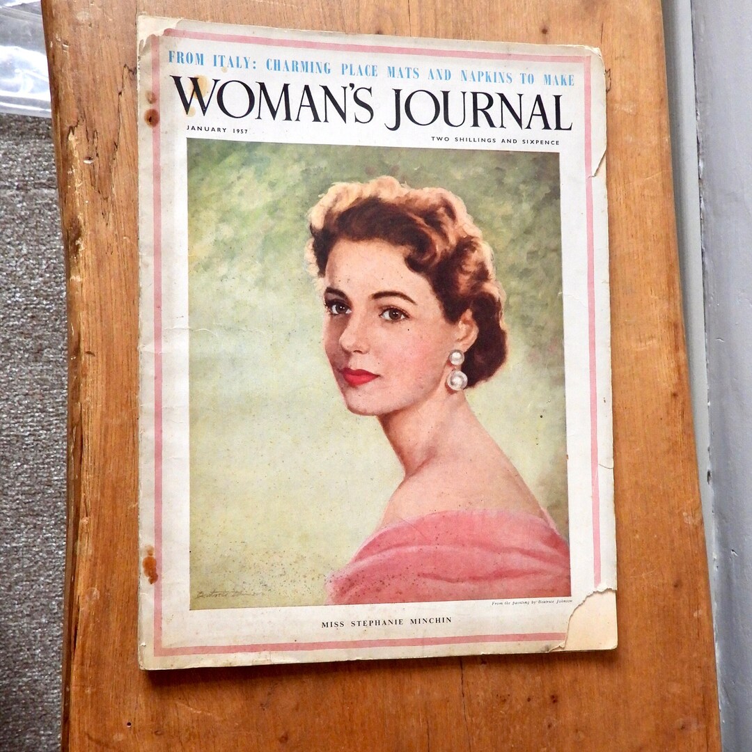 Womans Journal, Jan 1957, English Magazine, Jan 1954 - Etsy