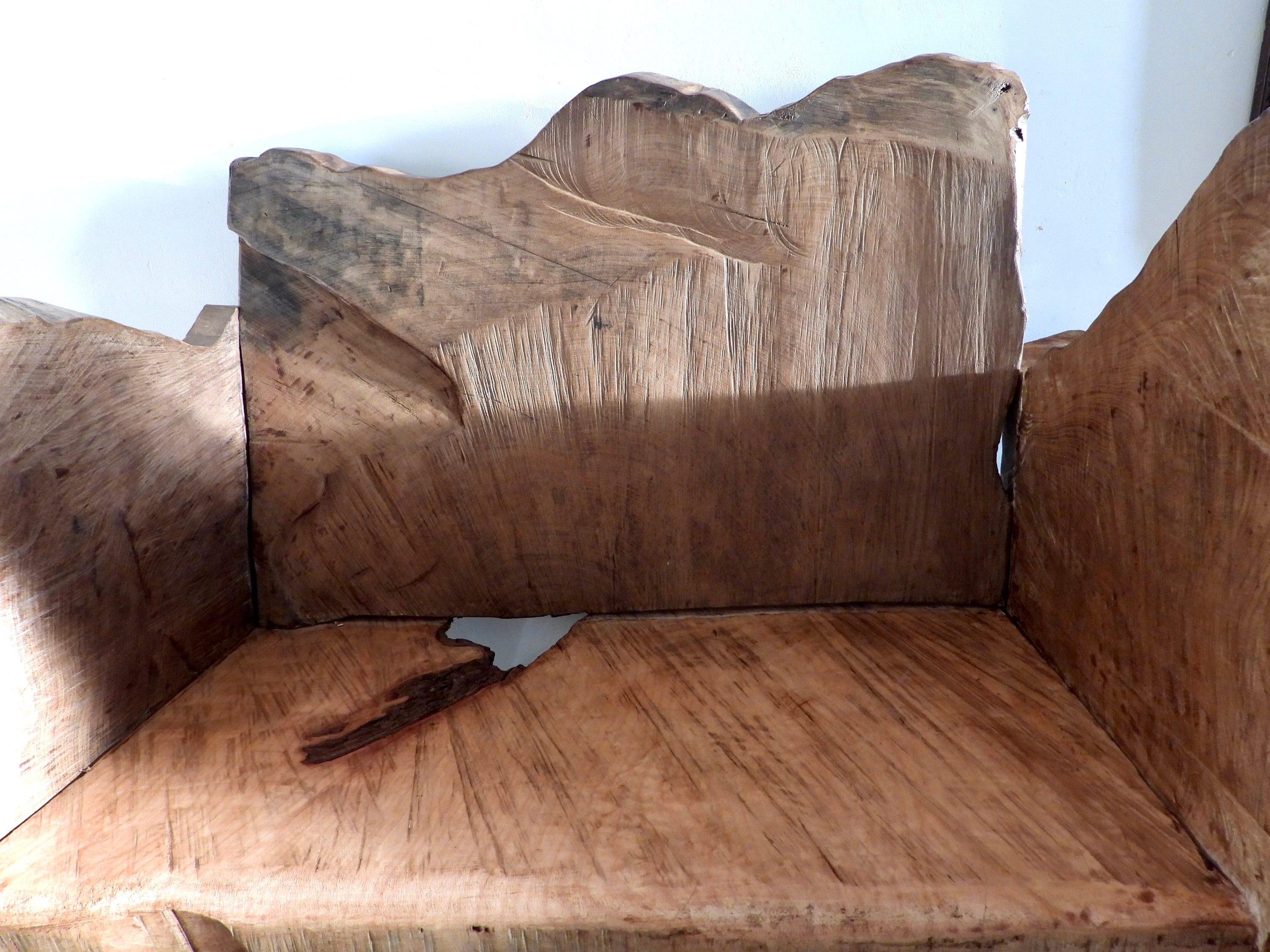 Settle Chair for Two People, Sweet Chestnut and Cedar of Lebanon, Hall ...