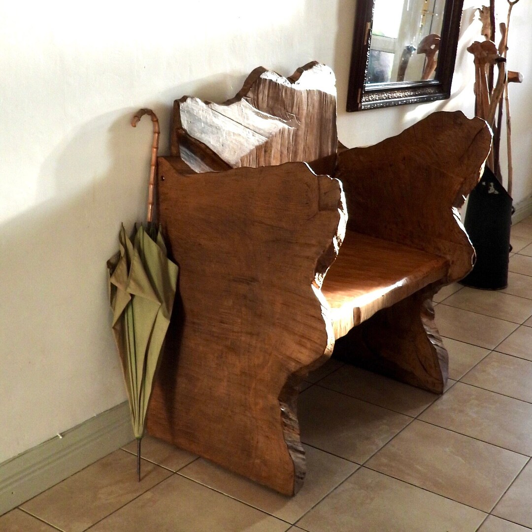 Settle Chair for Two People, Sweet Chestnut and Cedar of Lebanon, Hall ...