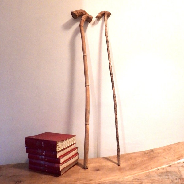 Bamboo Walking Stick - Etsy