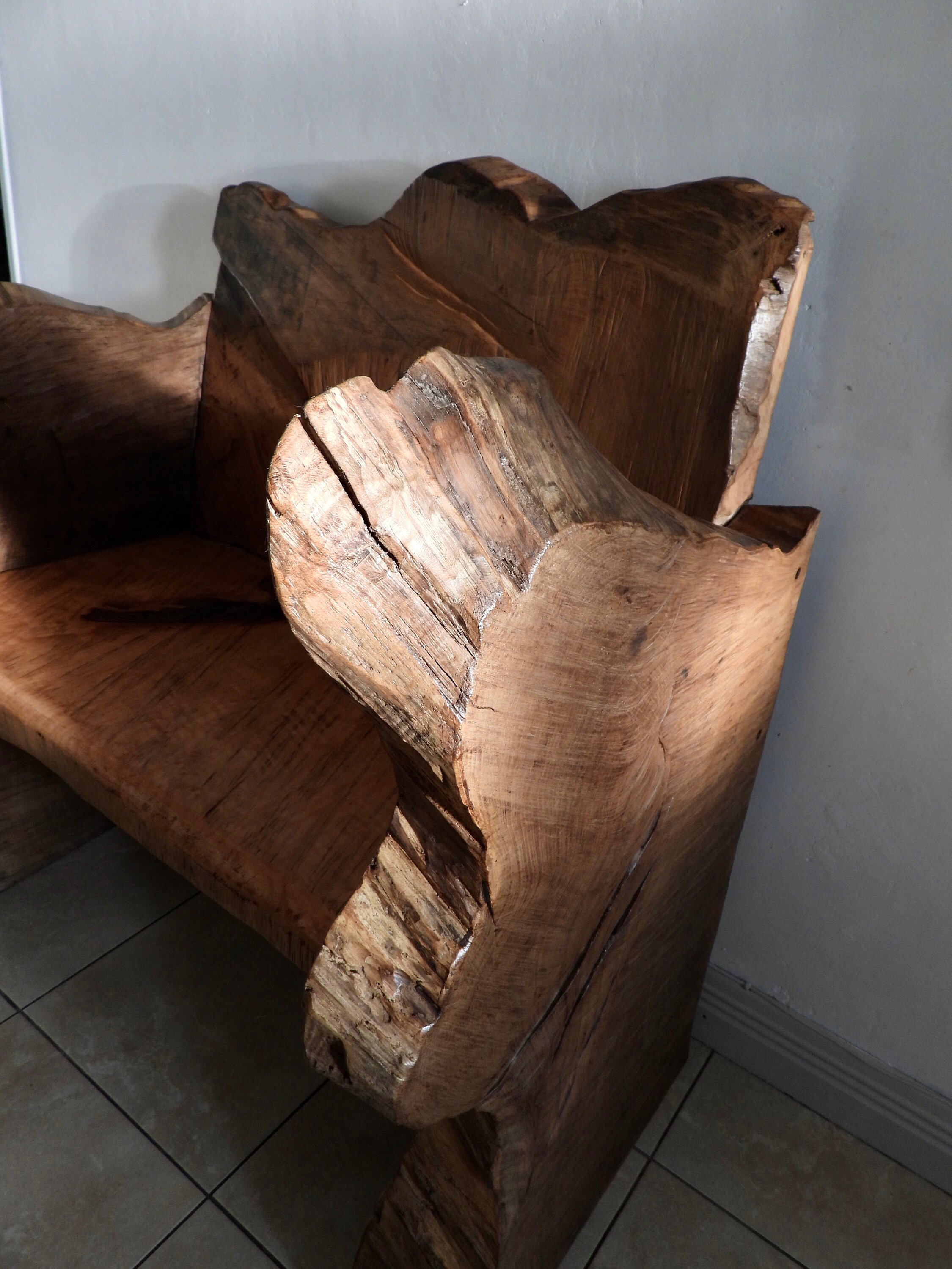 Settle Chair for Two People, Sweet Chestnut and Cedar of Lebanon, Hall ...