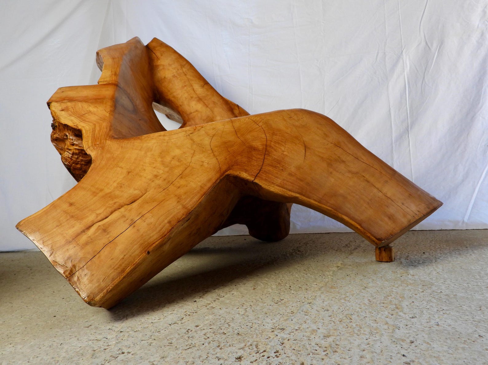 Earth Star Chair Hand Carved Wood Chair, Cedar of Lebanon, Centrepiece ...