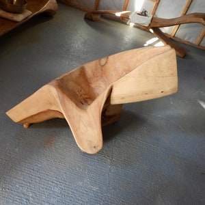 Earth Star Chair Hand Carved Wood Chair, Cedar of Lebanon, Centrepiece ...