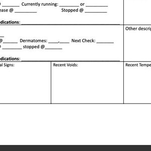 Labour Patient Hand off Sheet (english) - Etsy