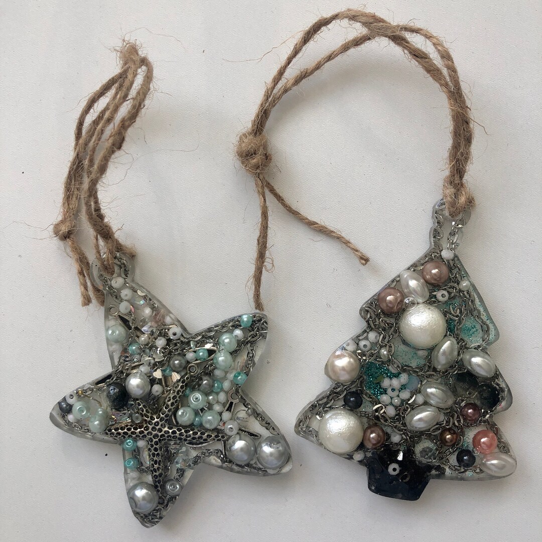 See Through Christmas Tree Ornaments Unique Holiday Gift Set - Etsy