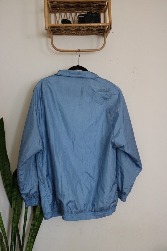 Teal 80s Retro Vintage Blue Oversized Grandpa Jacket … - Gem