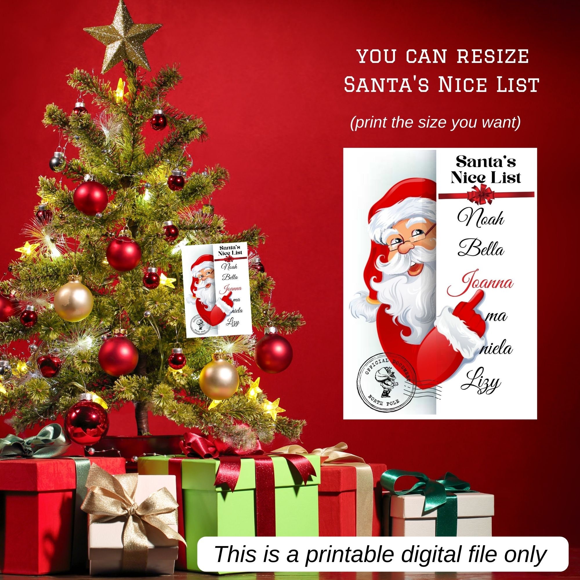 Personalized Nice List Certificate and Official Nice List Award From ...