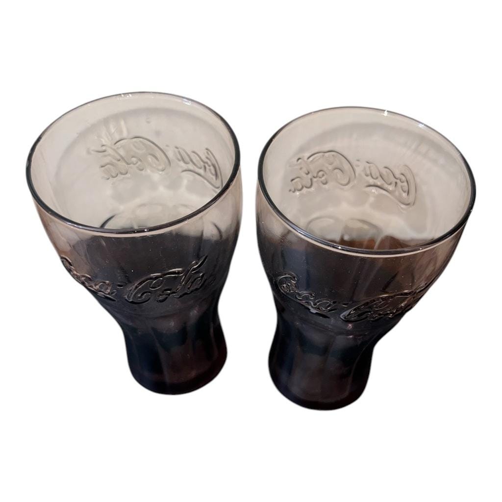 Coca-cola Glass Set, Purple, 2 Glasses 16oz - Etsy