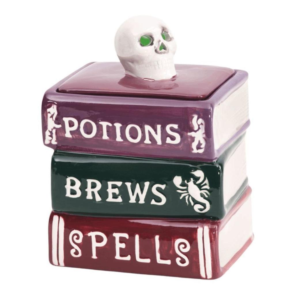Potions Brews and Spells Ceramic Stacked Book Canister Cookie Jar - Etsy