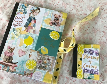 Altered Composition Journal Set, Blank Notebook, Blank Journal ...