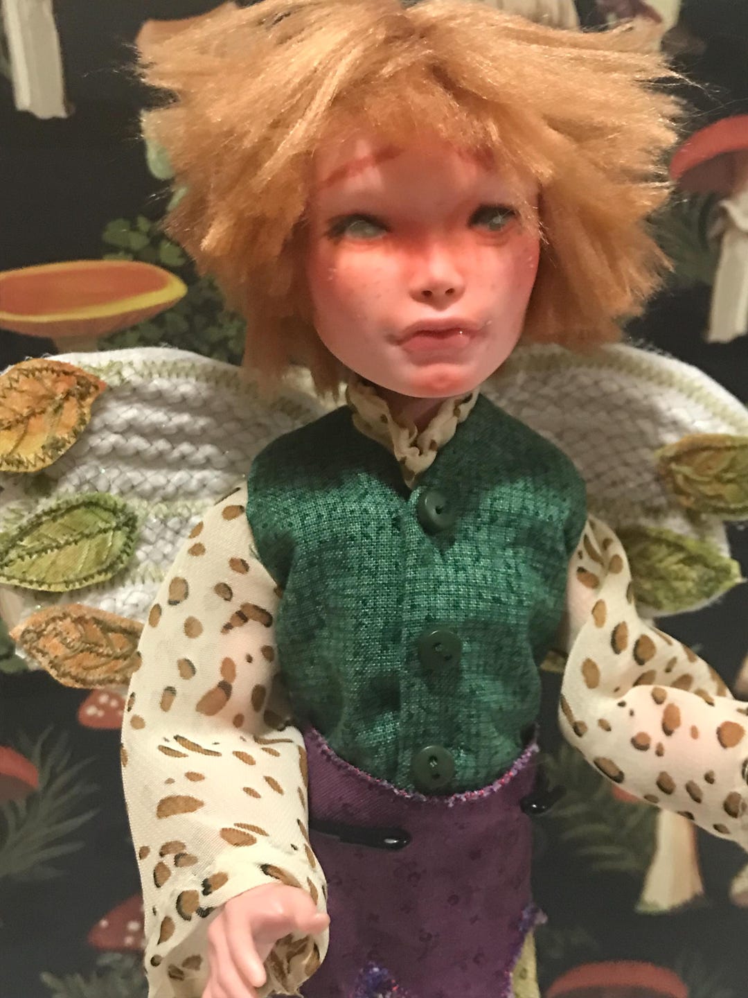 Finnick OOAK Art Doll, Custom Doll Repaint, Custom Art Doll, Monster ...