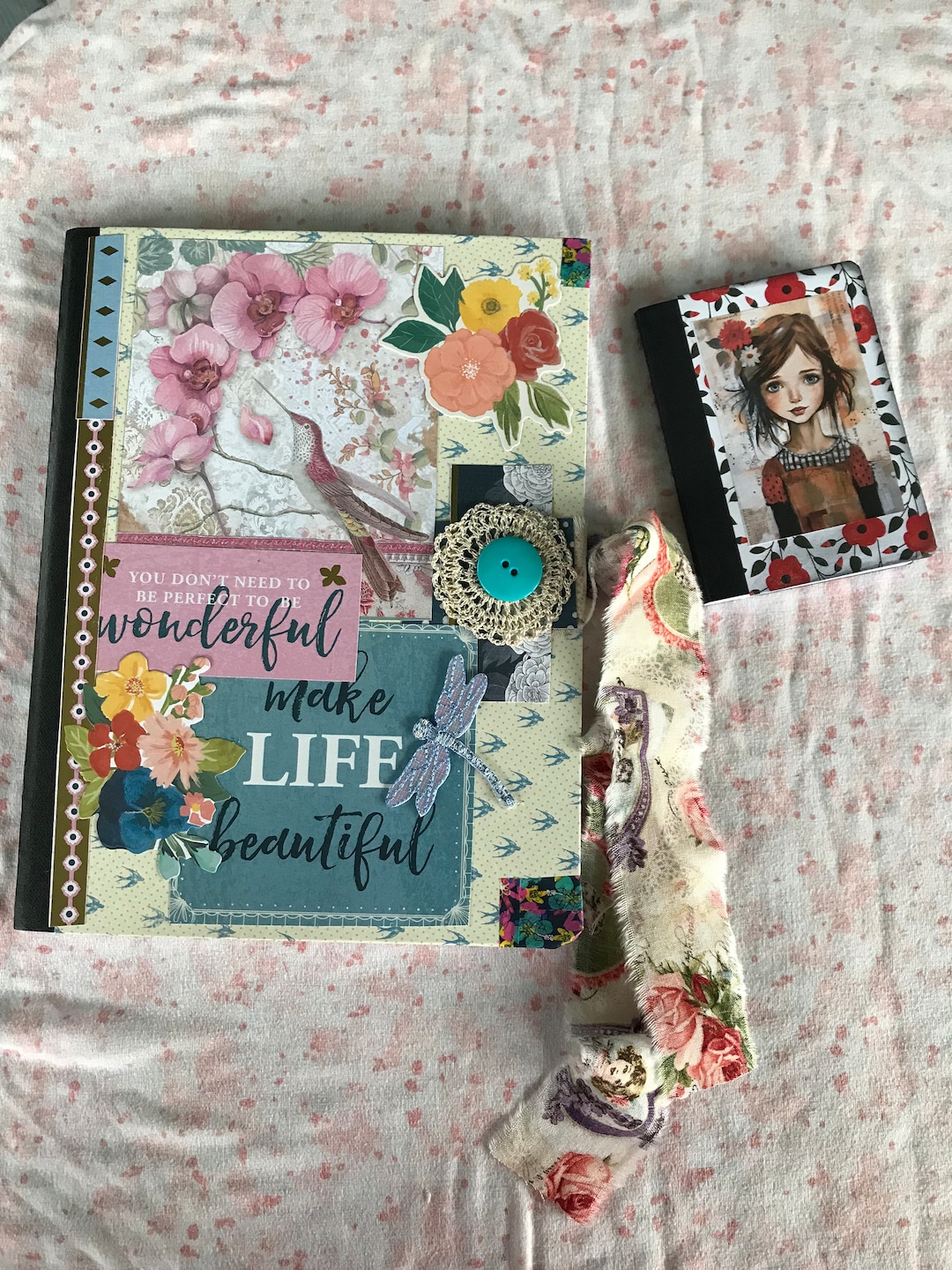 Altered Composition Journal Set, Blank Notebook, Blank Journal ...