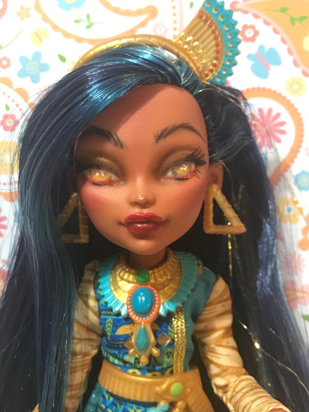Cleo De Nile G3 OOAK Doll, Ooak Repaint, Monster High Repaint, Art Doll ...