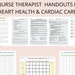 Heart Health Handouts Cardiac Care Nurse Packet Therapist - Etsy