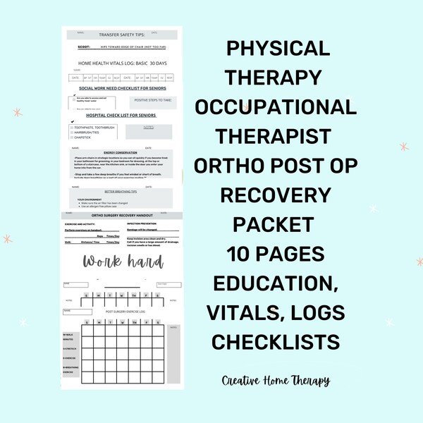 Post Op Packet - Etsy