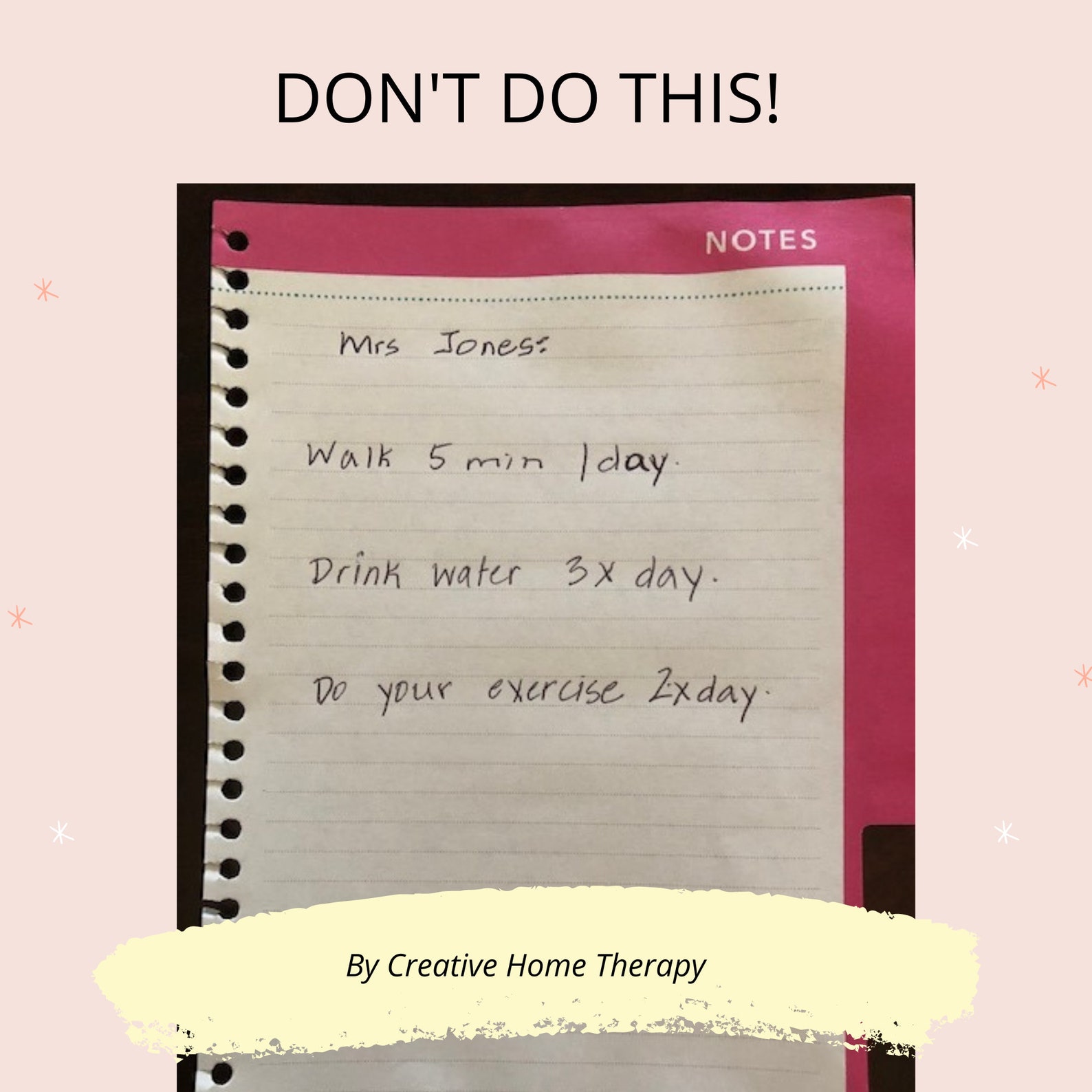 Orthopedic Surgery Recovery Health Packet for Home Care Nurse Therapist ...