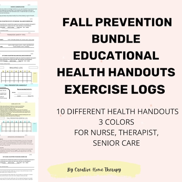 Fall Prevention Checklist - Etsy