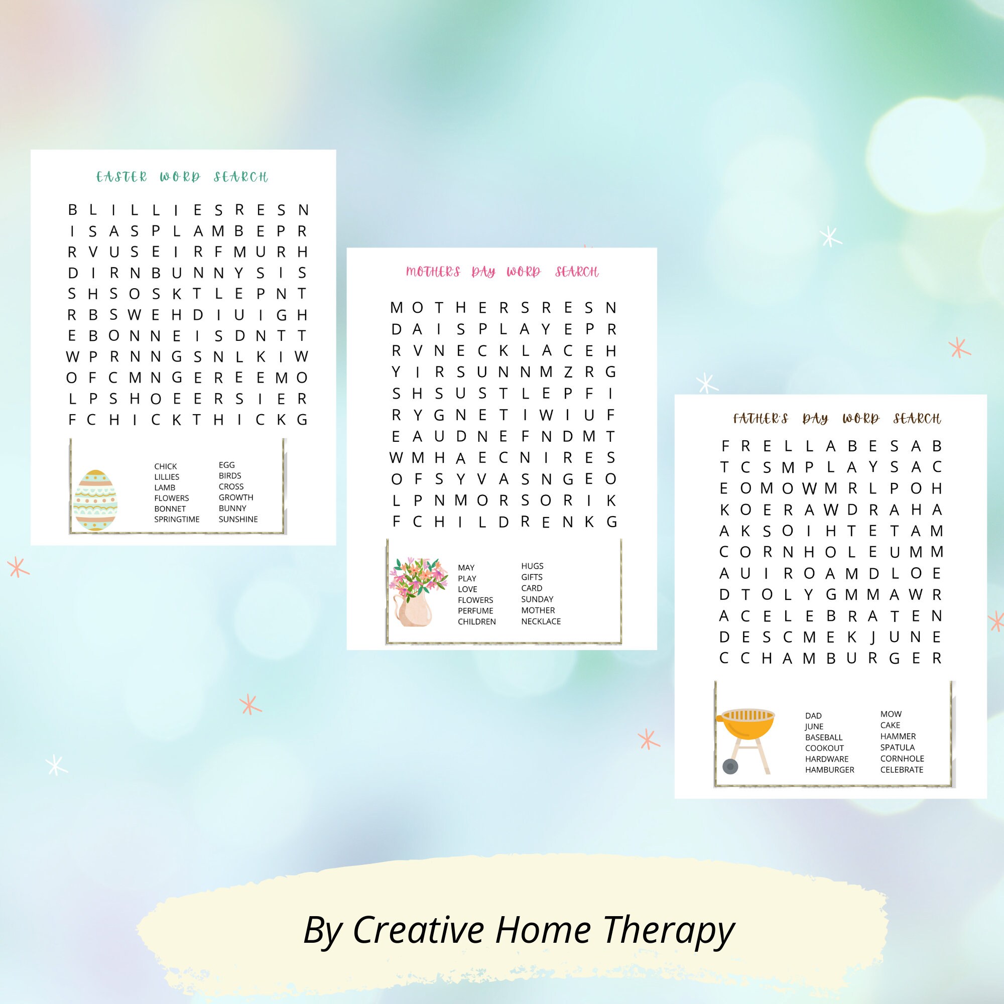 Holiday Word Search Games FOR SENIORS Large Print /word Search Puzzles ...