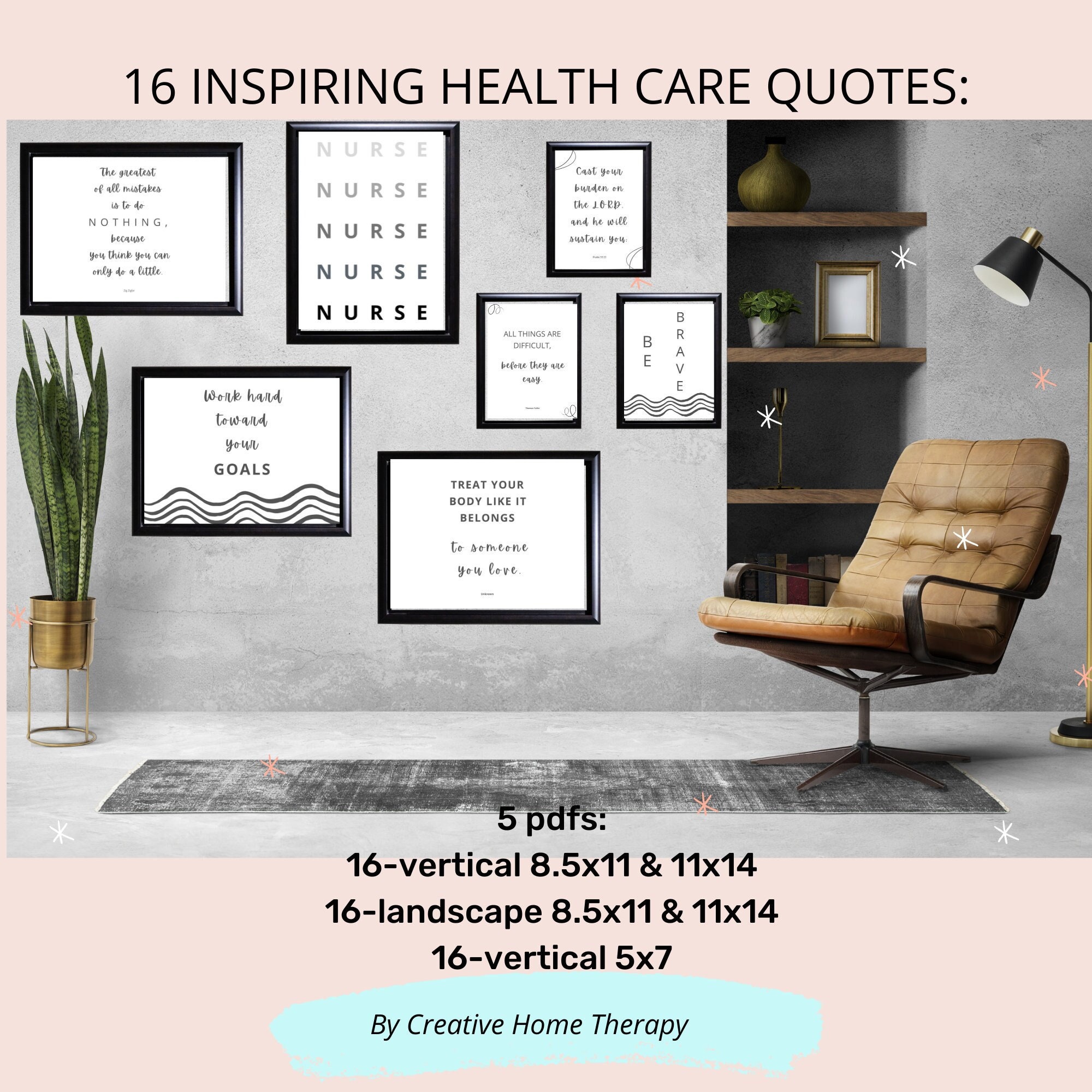 Inspirational Quote Printable for Senior Care Nursing Home Caregiver ...