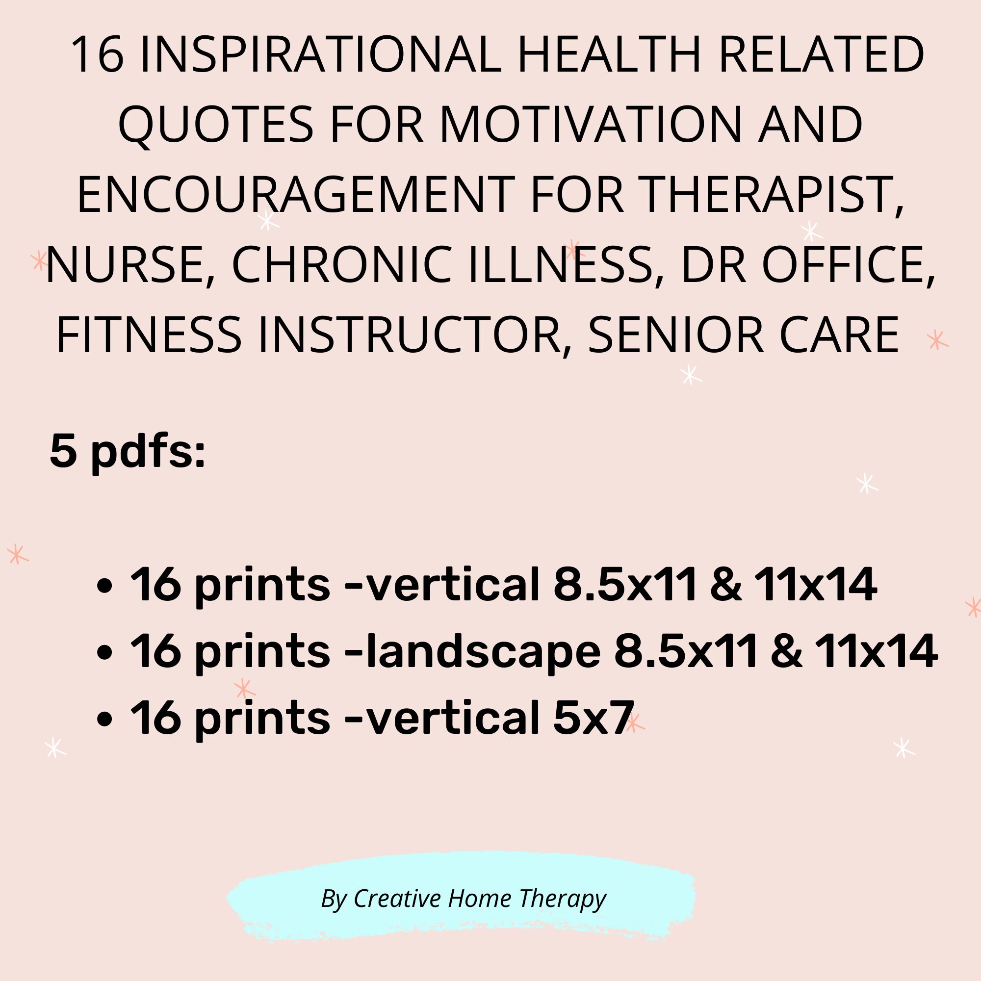 Inspirational Quote Printable for Senior Care Nursing Home Caregiver ...