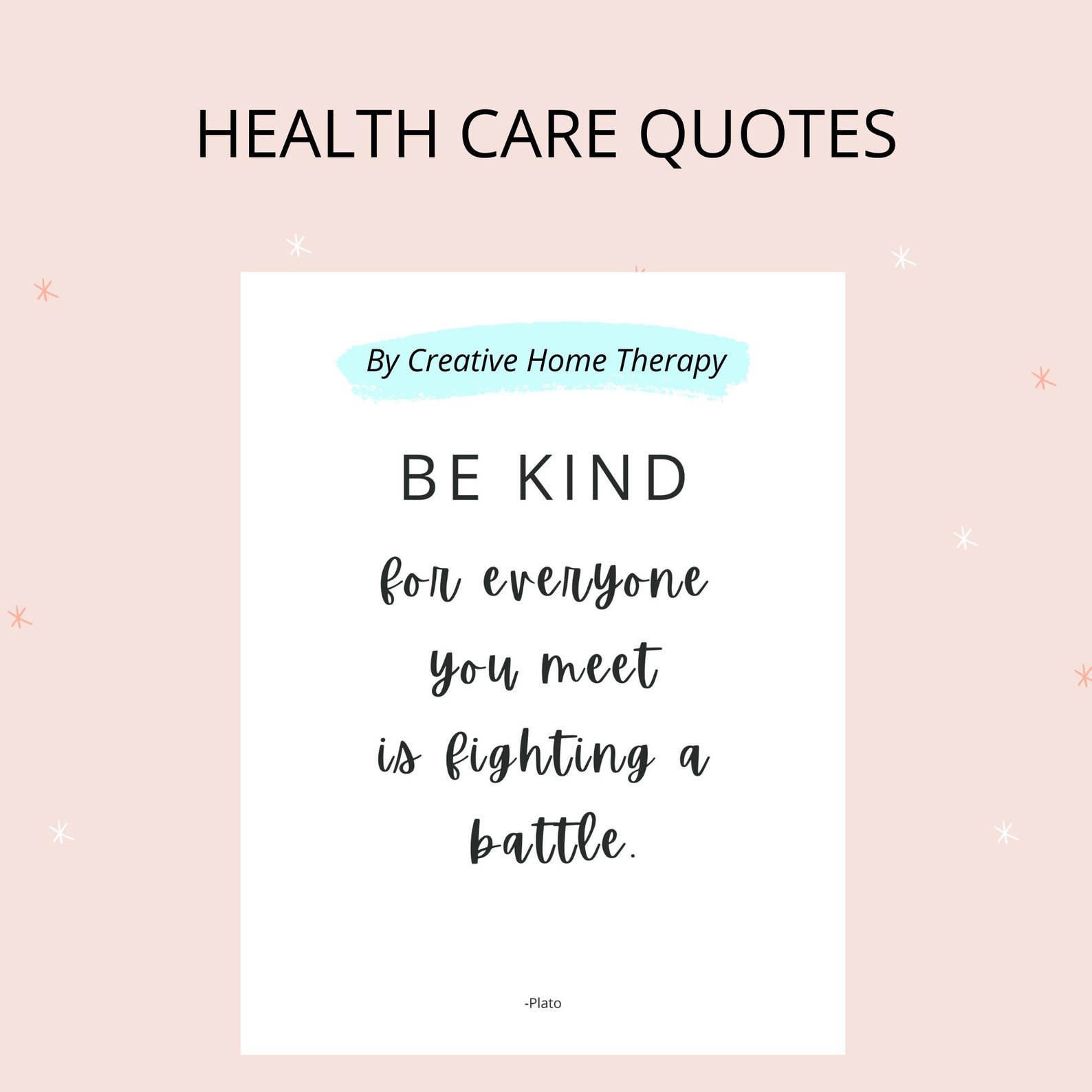 Inspirational Quote Printable for Senior Care Nursing Home - Etsy