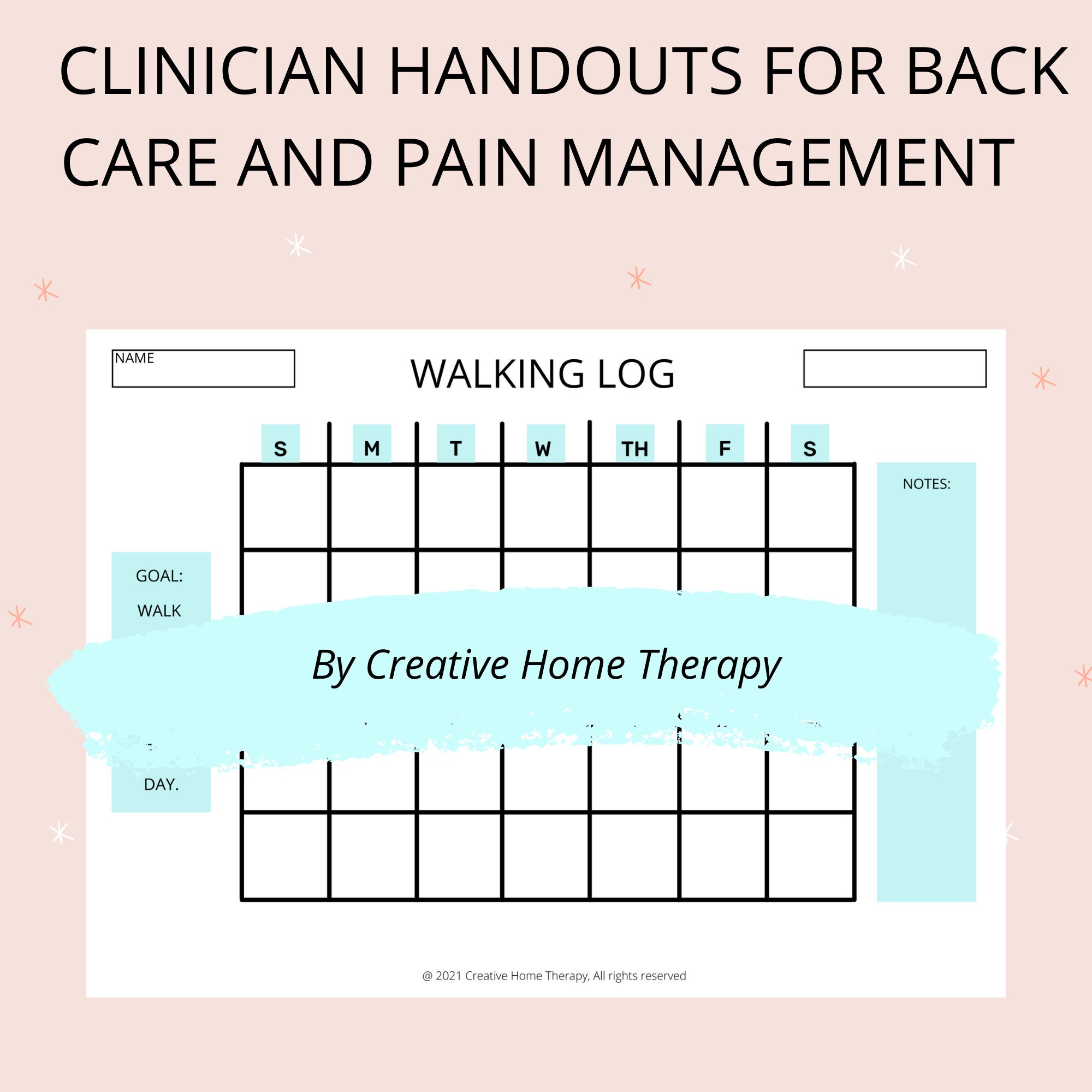 Back Pain Care Health Handouts for Seniors, Physical Therapist, Nursing ...