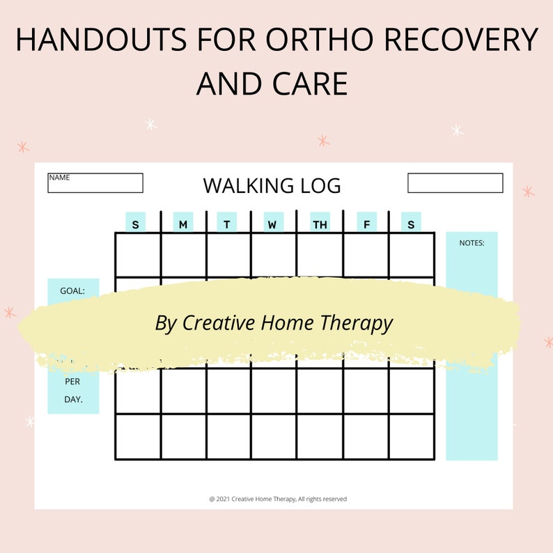 Orthopedic Surgery Recovery Health Packet for Home Care Nurse - Etsy