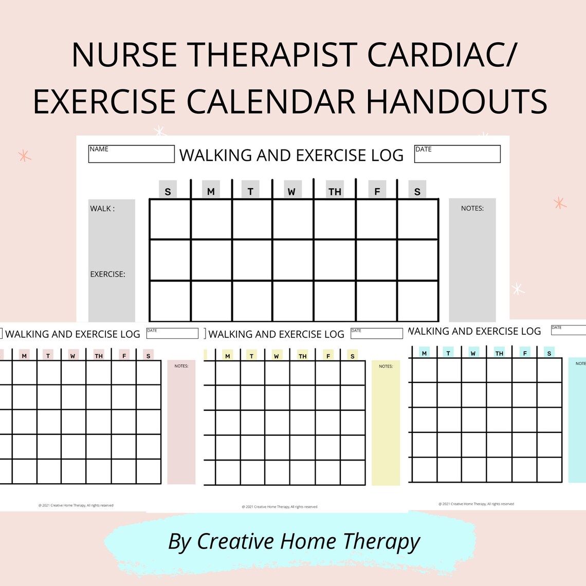 Heart Health Handouts Cardiac Care Nurse Packet Therapist - Etsy