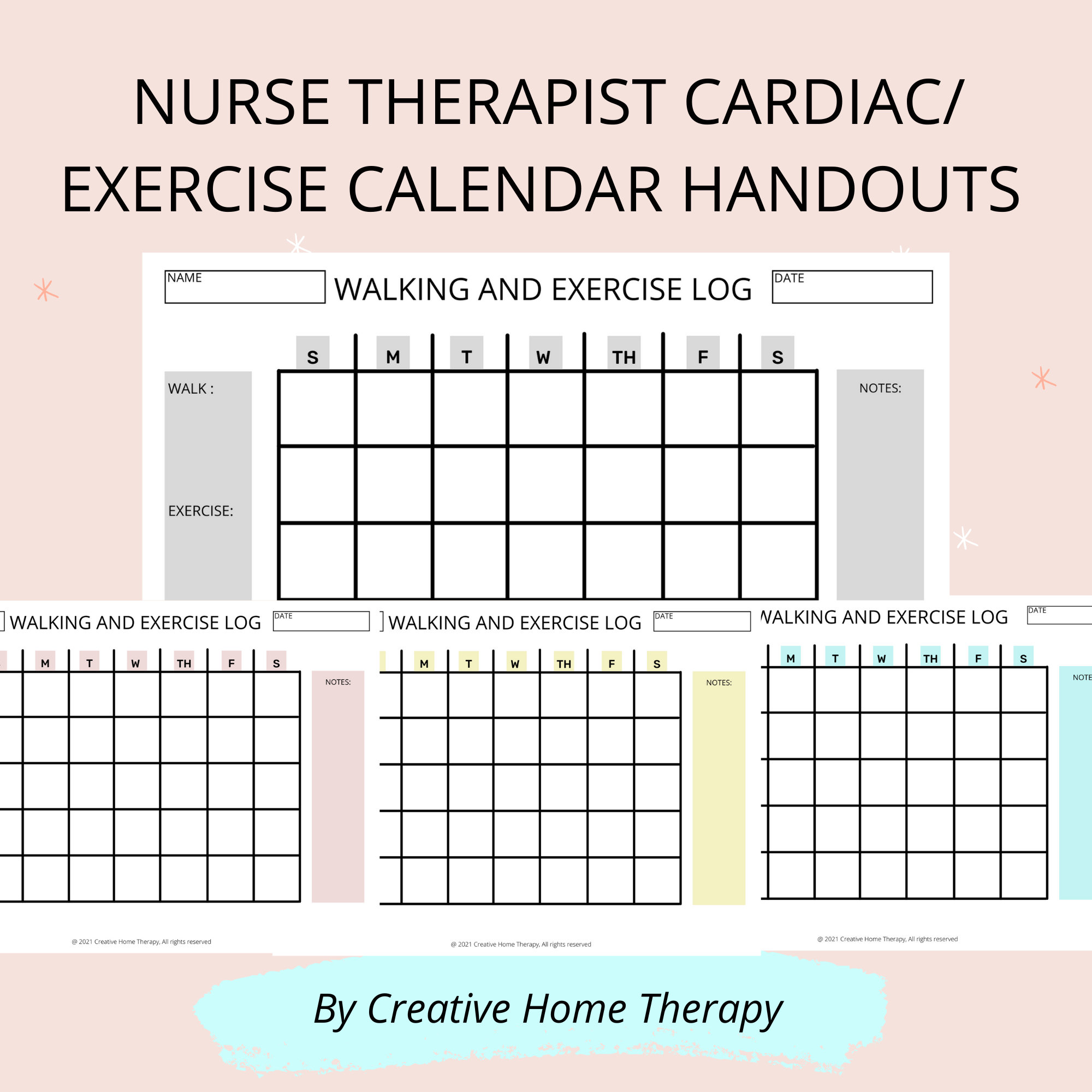 Heart Health Handouts Cardiac Care Nurse Packet Therapist - Etsy