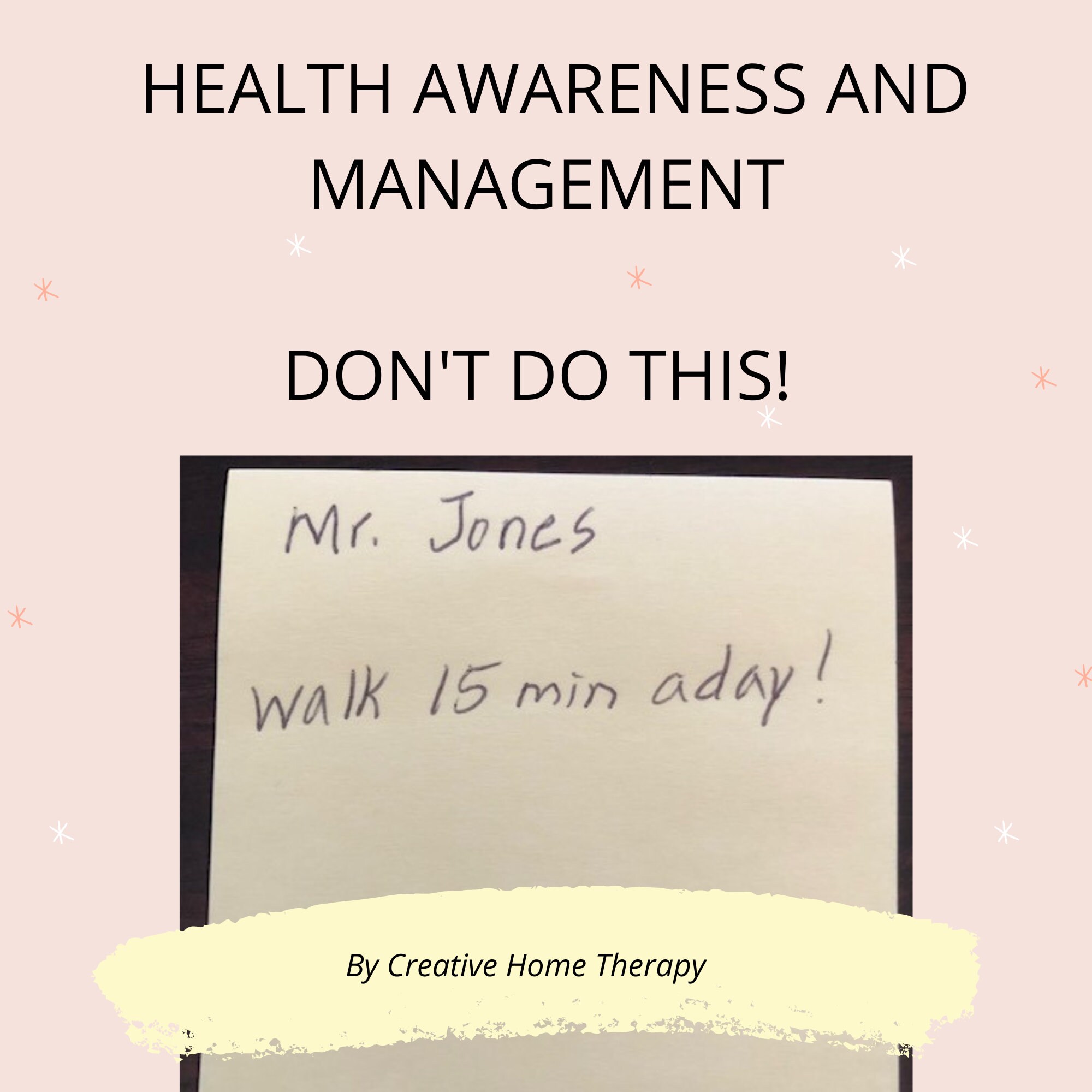 Orthopedic Surgery Recovery Health Packet for Home Care Nurse Therapist ...