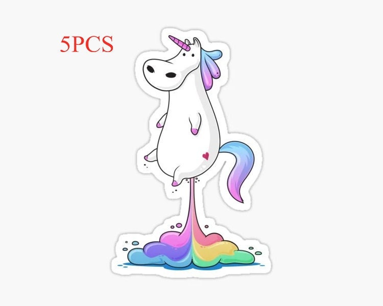 Cartoon Farting Rainbows