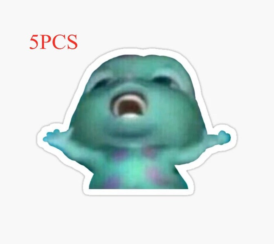 5 Pcs Funny Bibble Meme Sticker, Laptop Sticker Water Bottle Sticker ...