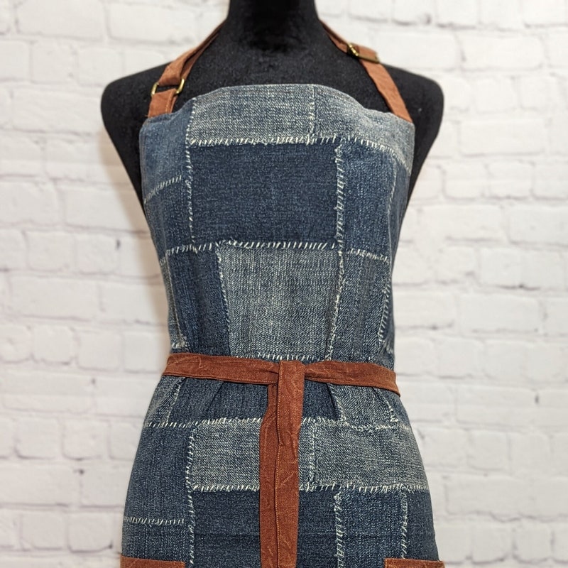 Upcycled Denim Apron - Etsy