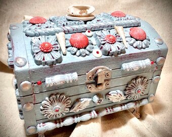 Shell Treasure Chest | Etsy