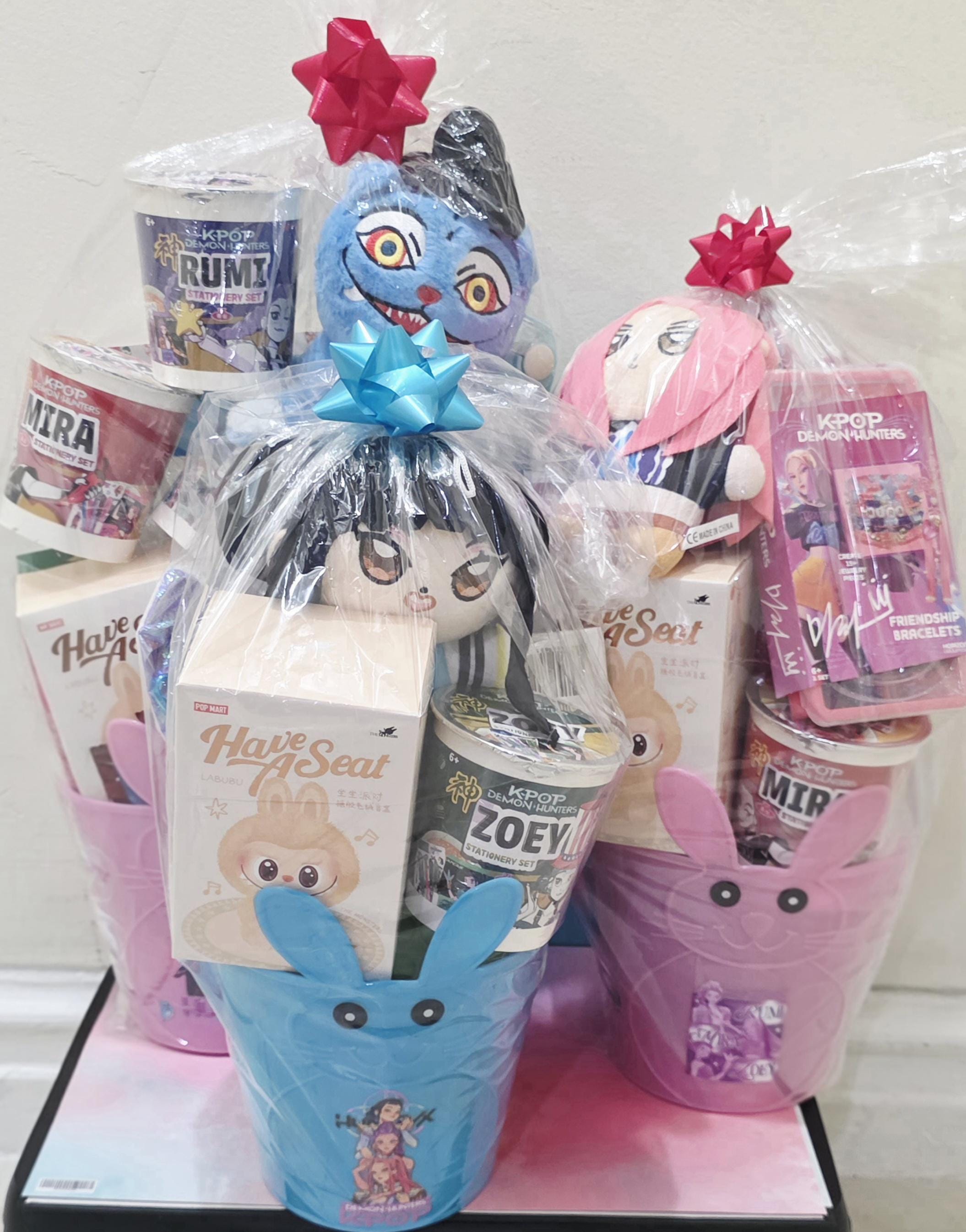 K-POP Demon Hunters Easter Basket - Huntrix | Rumi | Mira | Zoey | Saja ...